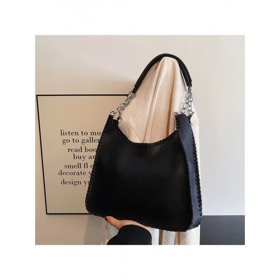 PU Pure Color Large Capacity Bags
